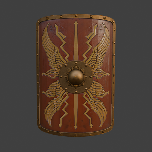 roman shield types