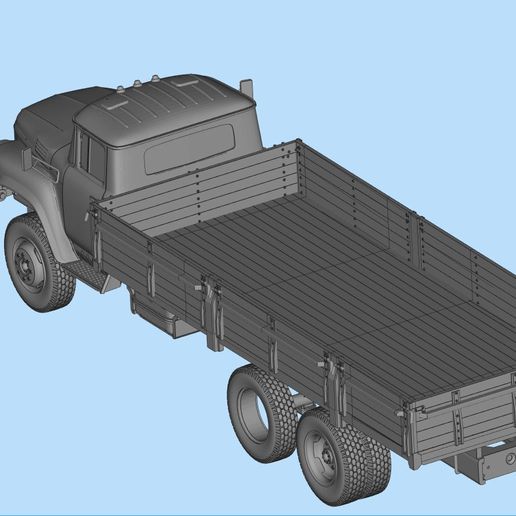 🚚 ZIL 133GYA truck kit 3D PRINTABLE STL FILE・ 3D File for ・Cults