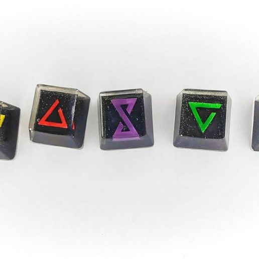 🔑 keycaps Witcher 3 Casting Signs・ 3D File for ・Cults