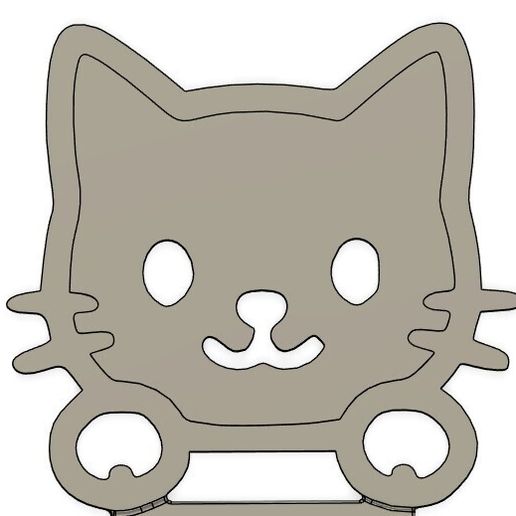 🔖 Bookmark cat・Free STL File for 3D printing・Cults