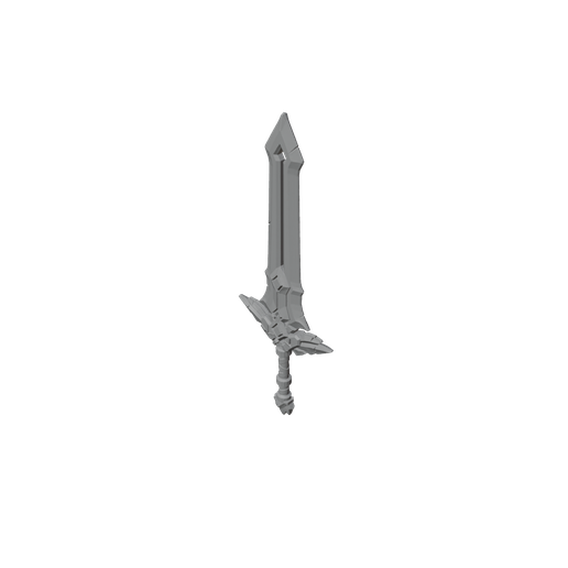 🗡️ Fantasy Sword 3D Model – STL, OBJ, GLB – Printable Medieval Blade ...