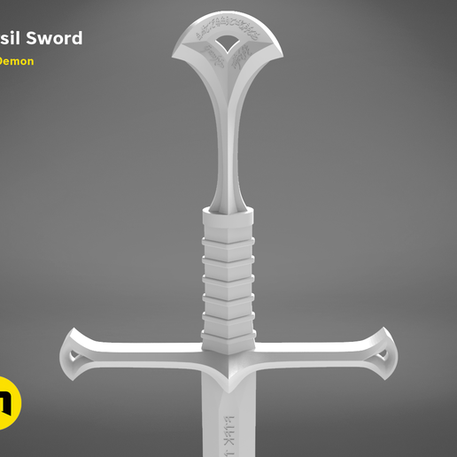 🗡️ Narsil Sword・Free 3D File for ・Cults