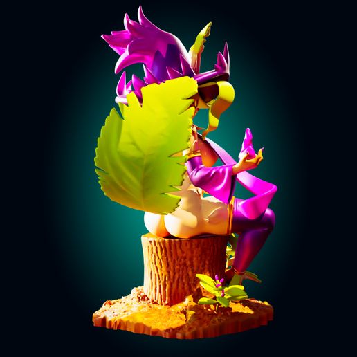 🐉 Leafeon X Mismagius Pokemon Fusion 3d Print Model・ 3D File for 3D ...