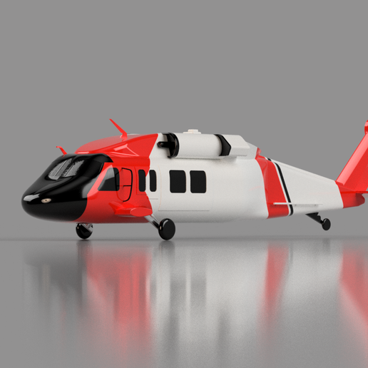 🚁 Blackhawk 450 heli for Flywing・ STL File for 3D printing・Cults