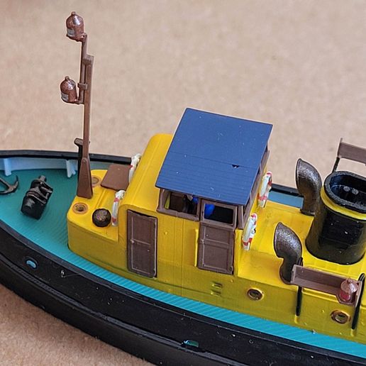 🚢 Tugboat Engadine (1-148)・Free STL File for 3D printing・Cults