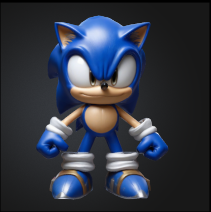 Free STL file Sonic chibi 🎮 ・3D printer model to download・Cults