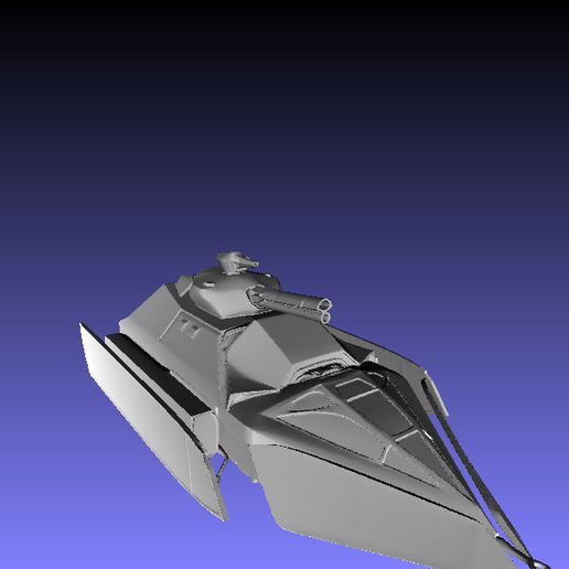 🪖 Zhodani Z-80 Grav Tank・Free STL File for 3D printing・Cults