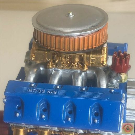 🚙 FORD MUSTANG BOSS 429 - ENGINE・ STL File for 3D printing・Cults
