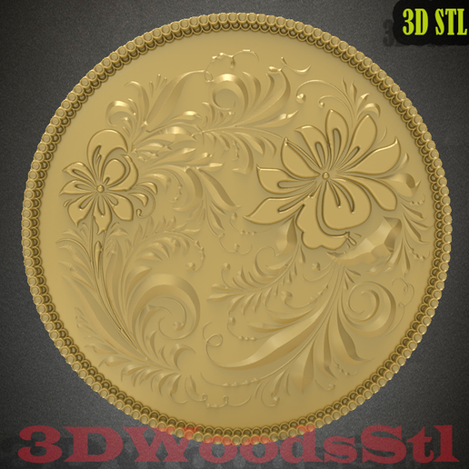3D file Golden coin 3d,3D stl model relief wall decor, CNC Router ...
