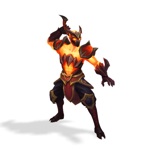 STL file Infernal Shen League of Legends 3D print model 🎲 ・3D print ...