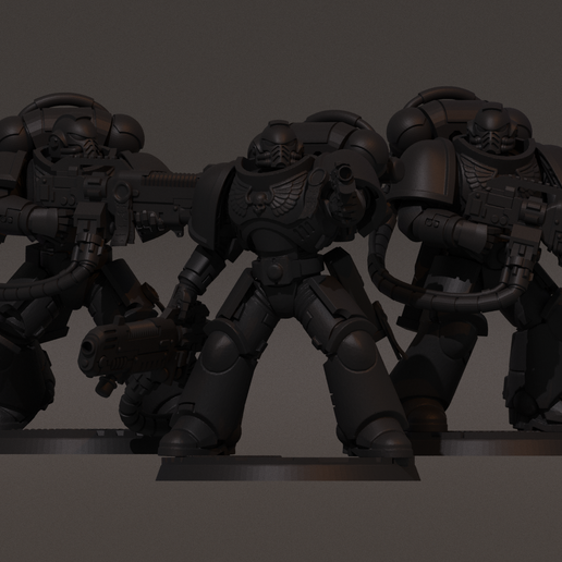 3D file Hell Squad 🦸 ・3D printer model to download・Cults