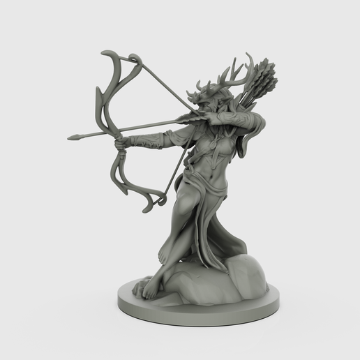 ♀️ Female Archer・ STL File for 3D printing・Cults