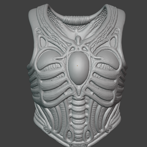 👽 Alien Chest Armor・ STL File for 3D printing・Cults