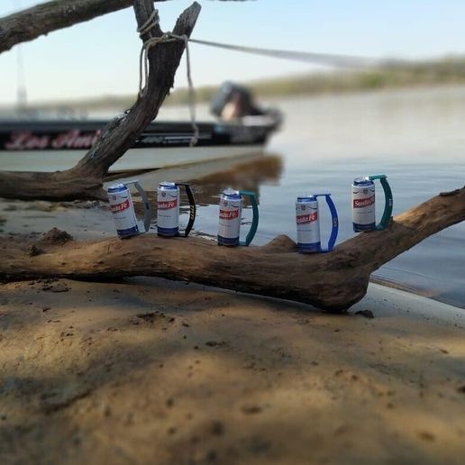 🍺 Beer can handle - Beer can handle - Customizable・ 3MF File for 3D ...