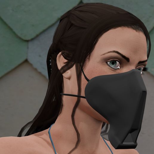 😷 Streamlined Breather Mask - Perihelion Prints・ STL File for 3D ...