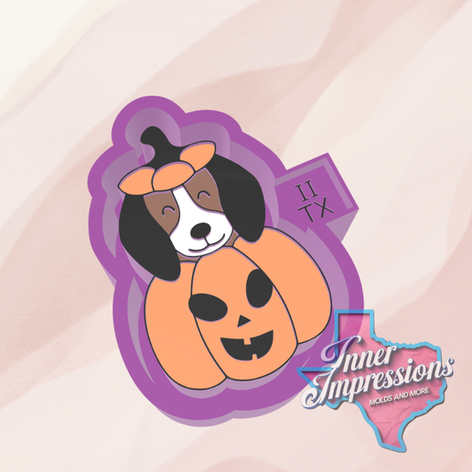 🎃 Pumpkin Beagle Freshie Mold・ STL File for 3D printing・Cults