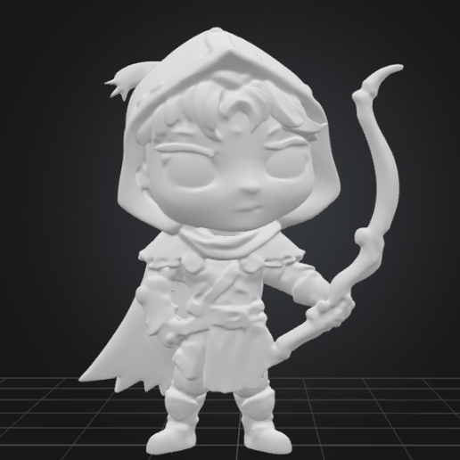 STL file Chibi Male Ranger ♂️ ・3D printing model to download・Cults