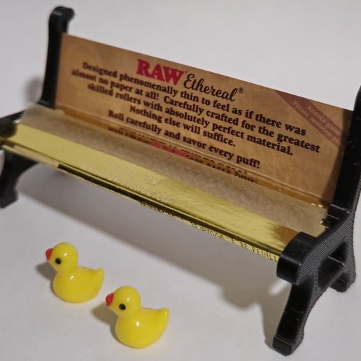 🚬 Rolling Paper Benches - Designed for RAW Papers・Free STL File for 3D ...