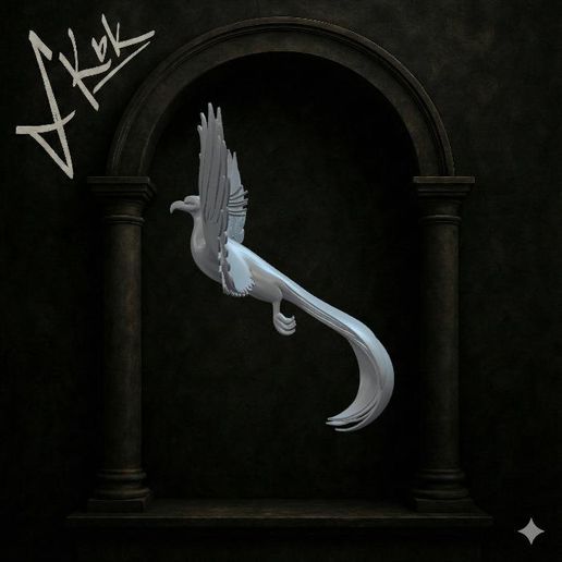 phoenix bird wings spread