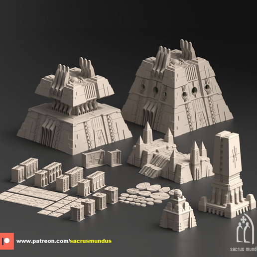 🇪🇬 Karnac Subterranean Complex・ STL File for ・Cults