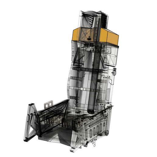 💺 ACES II Ejection Seat Chutebox Sides・ STL File for 3D printing・Cults