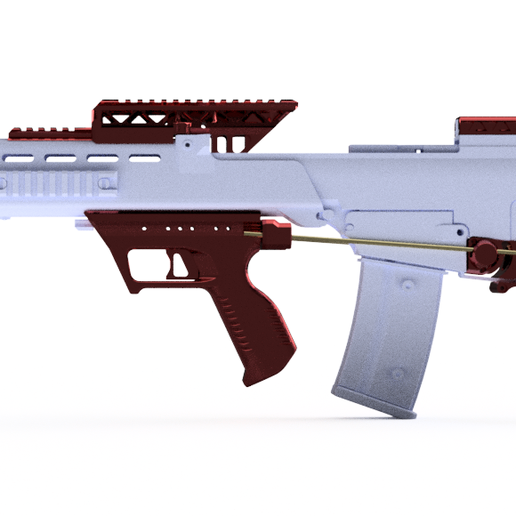 STEP file Bullpup G36 kit - TriTech 🔺 ・3D printer design to download・Cults
