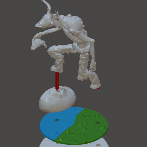 🆕 the Wendigo Statue for desktops and gardens・Free OBJ File for 3D ...