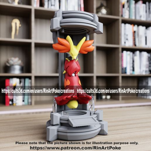 🥼 Delphox in the lab from pokemon・ STL File for 3D printing・Cults