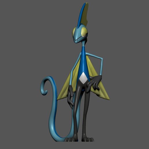 🐉 Pokemon - Inteleon with 2 poses・ STL File for 3D printing・Cults