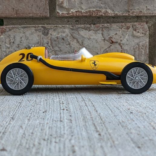 1958 Ferrari 246 F1 (Pinewood Derby Car Shell) - Cults3D 3D Model | 3Drop
