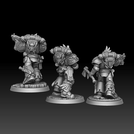🔨 Guarians of the Path Intercessionists (presupported)・ 3D File for ・Cults
