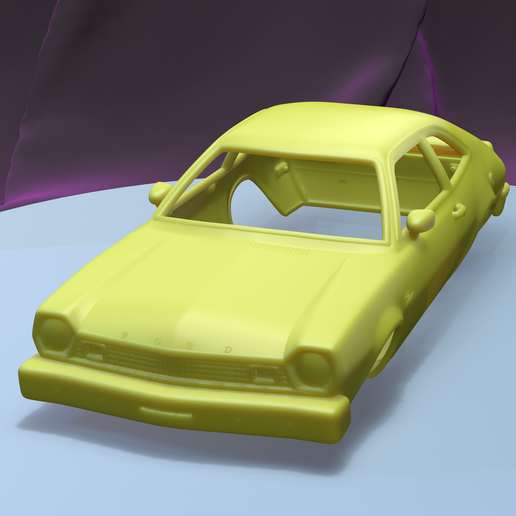🚙 Ford Pinto hatchback 1976 (1/24) printable car body・ STL File for 3D ...