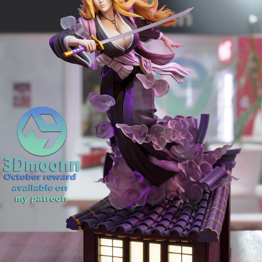 👩 matsumoto - bleach - stl・ 3D File for 3D printing・Cults