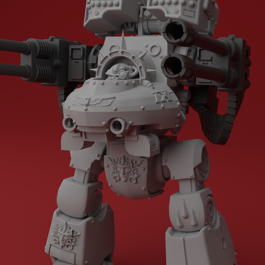3D file Deredeo Dreadnought from Blood Angels 🩸 ・3D printable design to ...