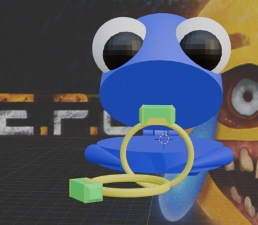 🤖 R.E.P.O Robot Small Holding ring・Free STL File for 3D printing・Cults