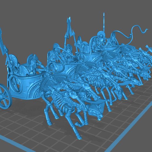 STL file Chariots Tomb king 🪦 ・3D print model to download・Cults