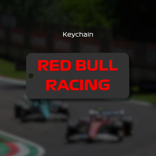 🐂 F1 Red Bull Racing Keychain・ STL File for 3D printing・Cults