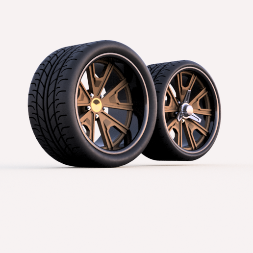 🛞 GRUDGE WHEEL FOR 1/24 - 1/25 MODEL KIT.・ STL File for 3D printing・Cults