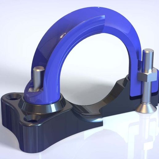 🗜️ Tube Clamp #1・Free STL File for 3D printing・Cults