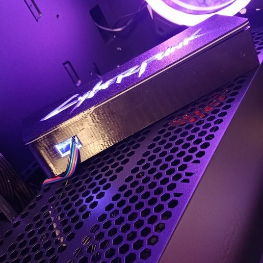 📦 Simple Cyberpunk led box for pc case・Free 3D File for ・Cults