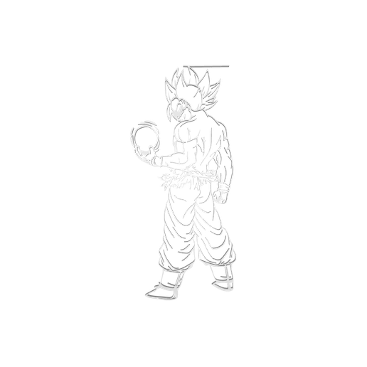 goku coloring pages ultra instinct easy