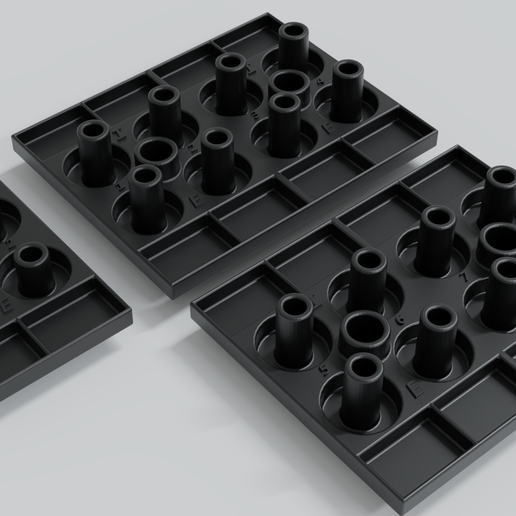 🚆 Valve Train Organizer・Free STL File for 3D printing・Cults