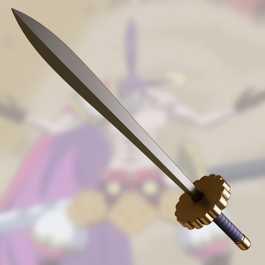 3D 文件 Charlotte cracker Pretzel cosplay sword 🥨 ・可下载 3D 打印机设计・Cults