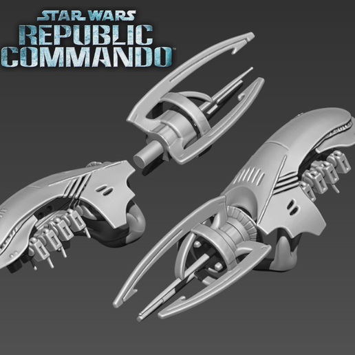 ⭐ Geonosian elite beam 3d model star wars republic commando・ OBJ File ...