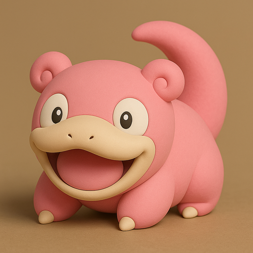 🐉 Pokemon Slowpoke evolution pack x 3 units・ STL File for 3D printing・Cults