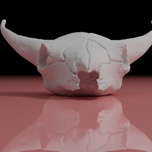 🐄 cow skull・ STL File for 3D printing・Cults