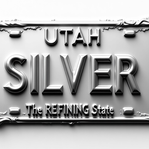 🪙 utah license plate coin bar wall art (double sided)・ STL File for 3D ...