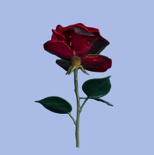 🔥 Burn Rose・ STL File for 3D printing・Cults