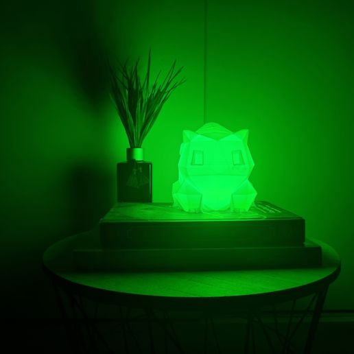 STL file BULBASAUR POKEMOM LIGHT 🔦 ・3D printing idea to download・Cults