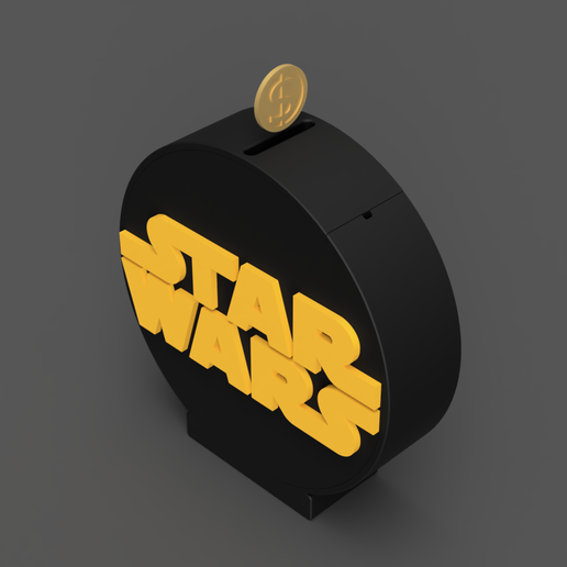 🏦 Starwars Piggy Bank・ STL File for 3D printing・Cults